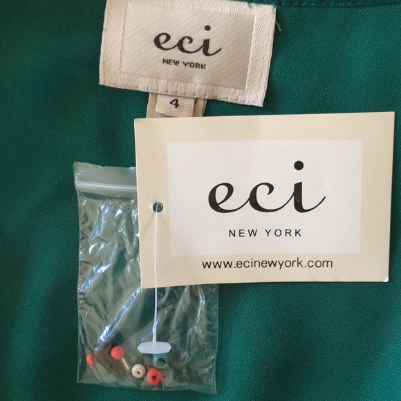 ECI | Dresses | Eci New York Womens Maxi Dress Beaded V Neck New | Poshmark